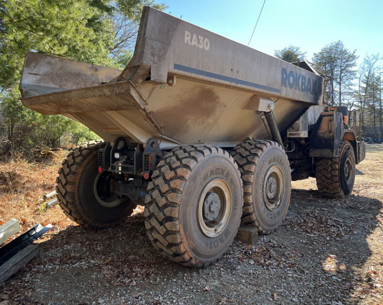 [Auction]: 2023 Rokbak RA30 Articulated Hauler - CAG