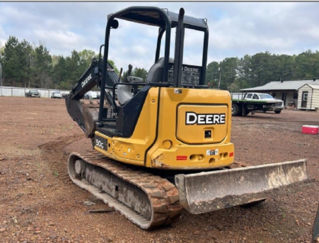 [Auction]: 2018 John Deere 50G Mini Excavator | Texas | damaged | CAG