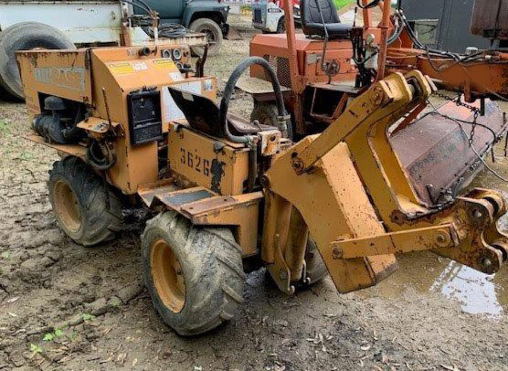 [Auction]: 2000 Case Maxi Trencher | VIN: JAF0003626 | damaged | CAG