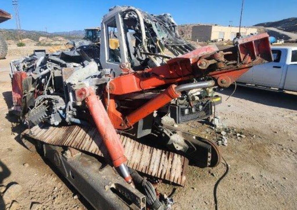 [Auction]: 2021 Sandvik Leopard DI550 Drill Rig | VIN: 70719 | damaged ...