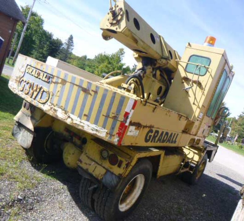 [Auction]: 1990 Gradall G3WD Wheeled Excavator | VIN: 0134277 | damaged ...