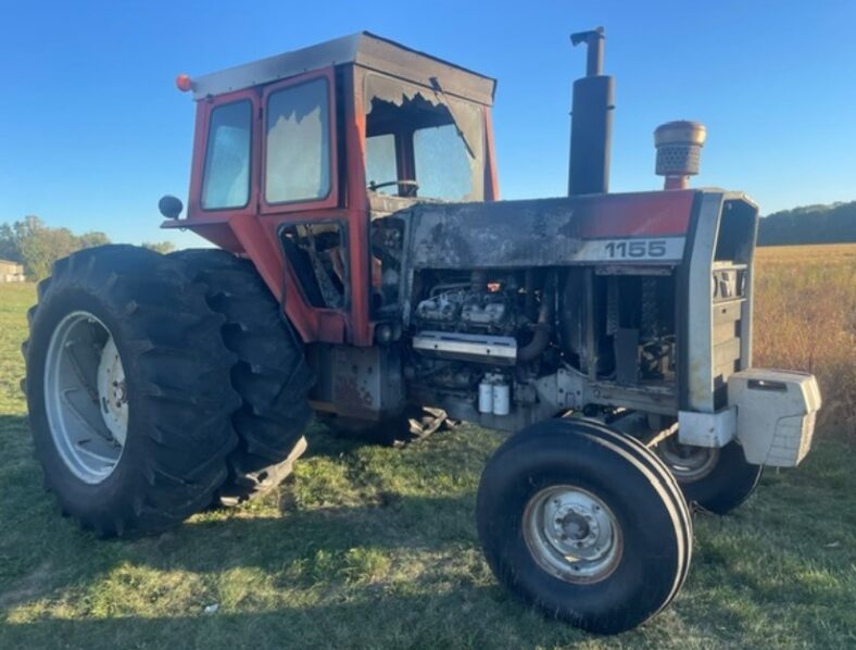 [Auction]: Massey Ferguson 1155 Tractor | est. 4,900 hours miles ...