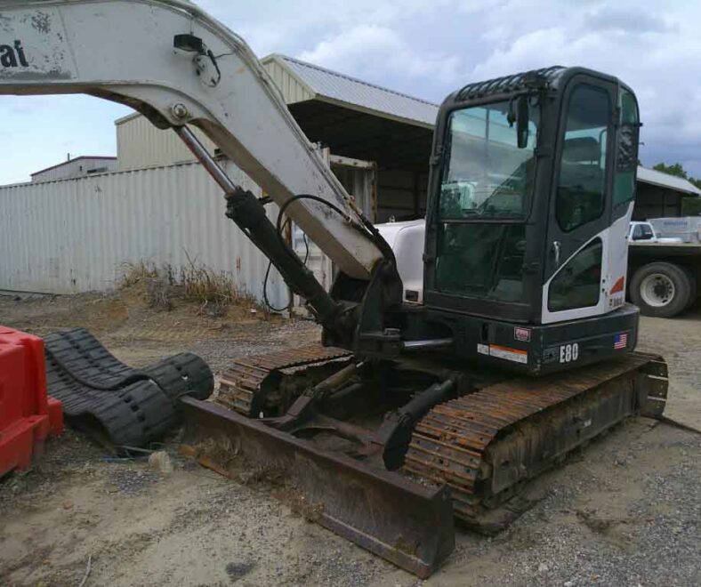 [Auction]: 2009 Bobcat E80 Mini-Excavator | Tennessee | damaged | CAG