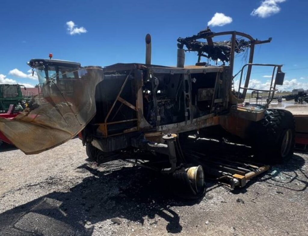 [Auction]: 2023 Massey Ferguson WR265 Swather | est. 1,386 hours miles ...