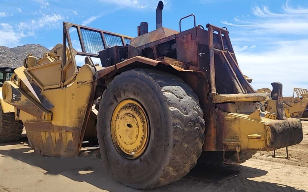 [Auction]: 2001 Caterpillar 657E Scraper | est. 17000 as a Tier 3, and converted to a Tier 4 and ...