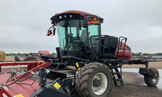 [Auction]: 2023 MacDon M1240 Self-Propelled Windrower | M1240 hours est ...