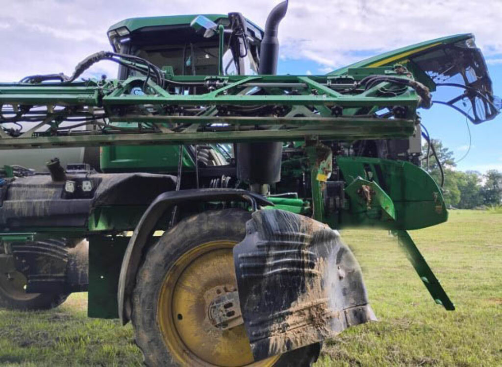 [Auction]: 2023 John Deere 408R Sprayer | est. 1,538 hours miles ...
