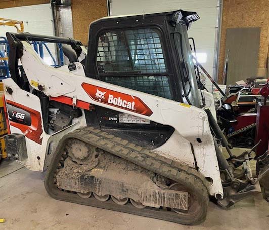 [Auction]: 2021 Bobcat T66 Skid Steer | est. 1480 hours miles | damaged ...