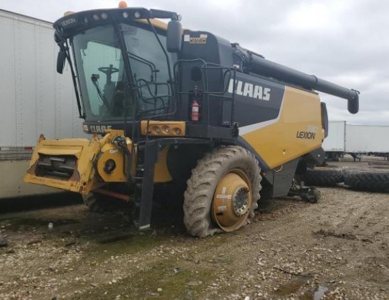 [Auction]: 2011 Claas Lexion 730 Combine | Illinois | damaged | CAG