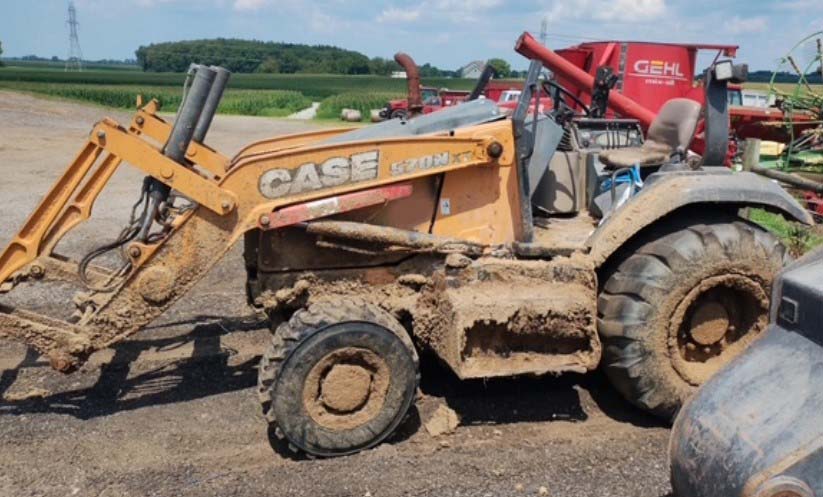 [Auction]: 2012 Case 570N XT Loader | est. 5,500 hours miles | damaged ...