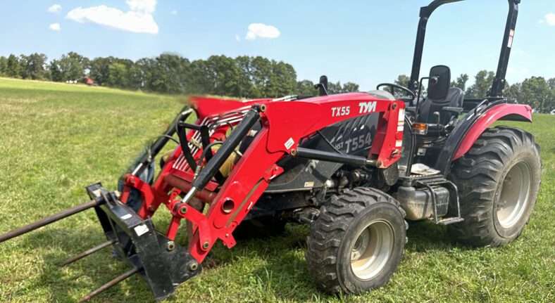 [Auction]: 2019 TYM T554 Tractor | est 288 hours miles | damaged | CAG