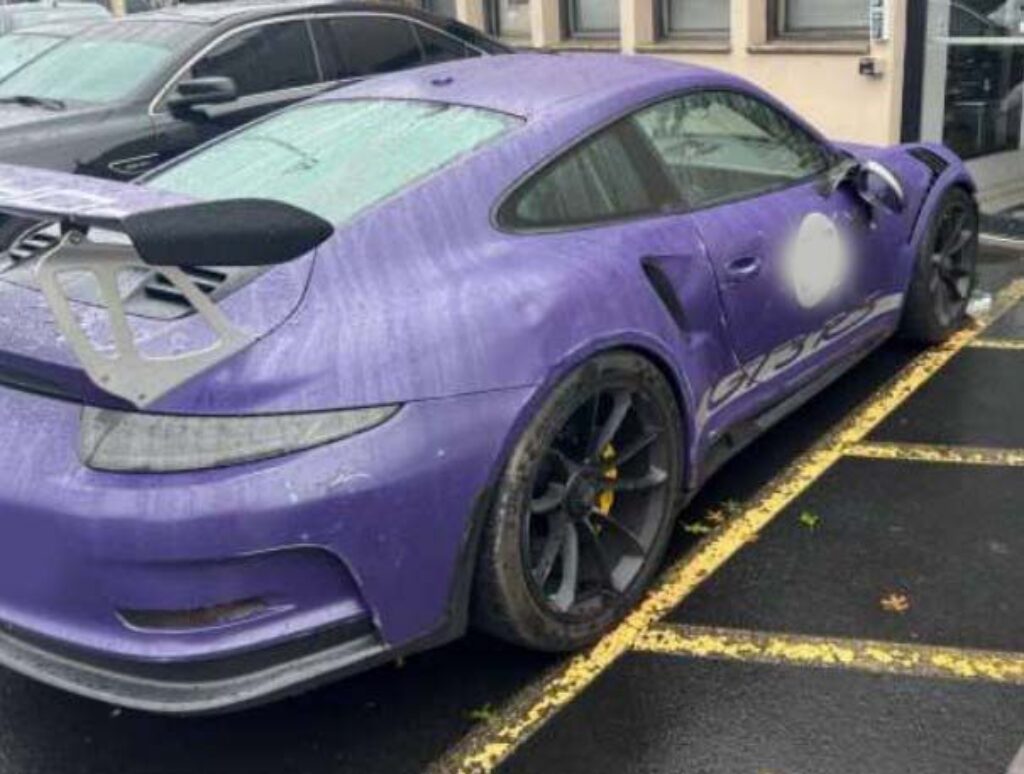 Water Damaged Porsche 911 Gt3 For Sale
