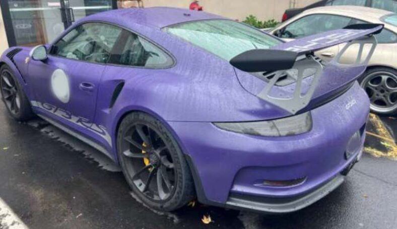 Water Damaged Porsche 911 Gt3 For Sale