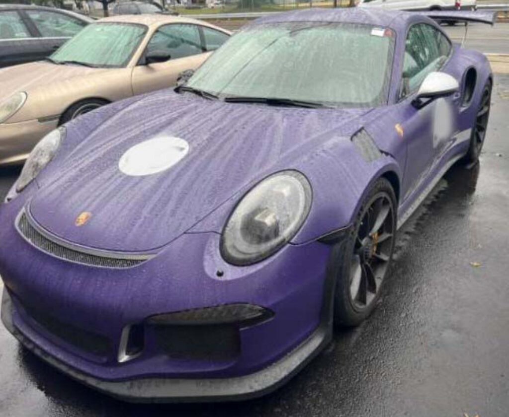 Water Damaged Porsche 911 Gt3 For Sale