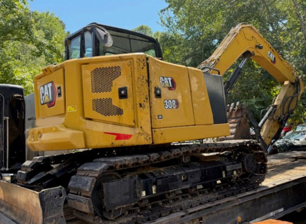 [Auction]: 2023 Caterpillar 308 CR Excavator | est 764 miles | damaged ...