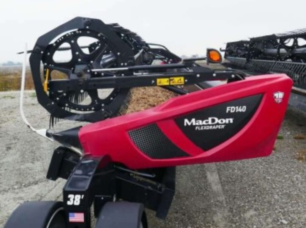 [Auction]: 2019 MacDon FD140 Flexdraper Header | Iowa | damaged | CAG
