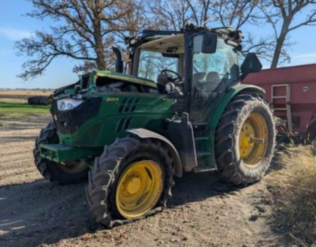 [Auction]: John Deere 6125 Tractor & Unverferth 530 Gravity Box ...