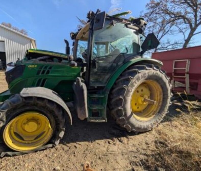 [Auction]: John Deere 6125 Tractor & Unverferth 530 Gravity Box ...