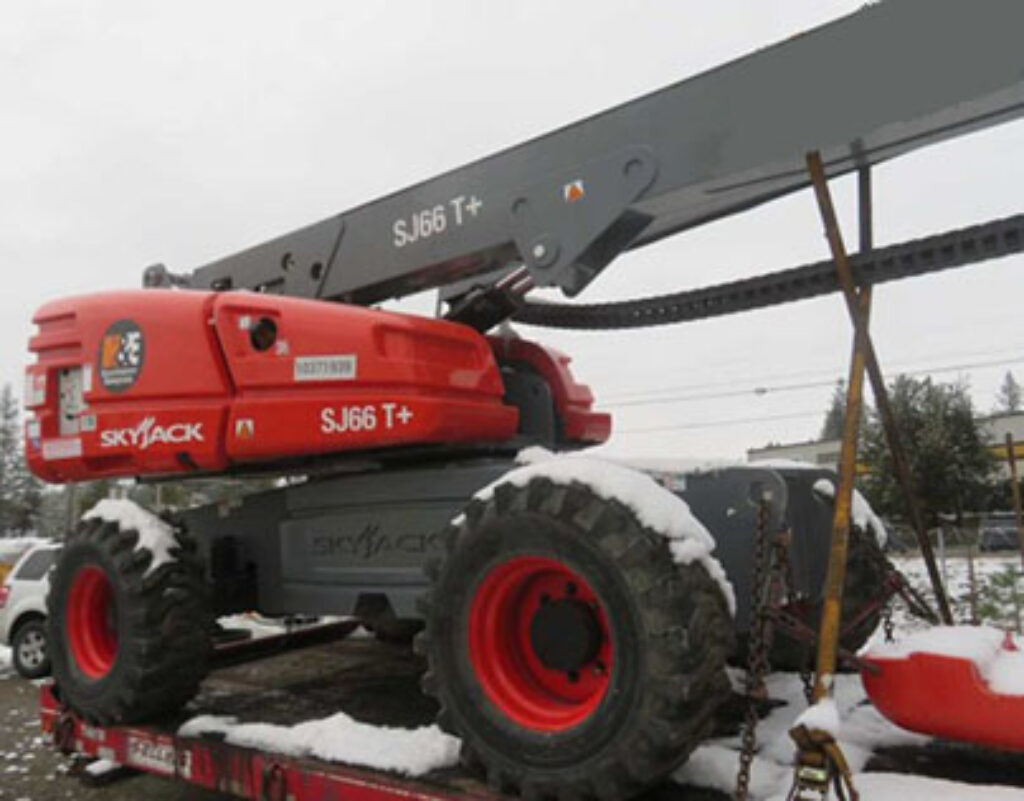 [Auction]: 2023 Skyjack SJ66T Boom Lift | est 1,148 miles | damaged | CAG