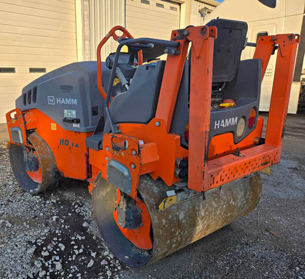 [Auction]: 2017 Hamm HD12VV Roller | Texas | damaged | CAG