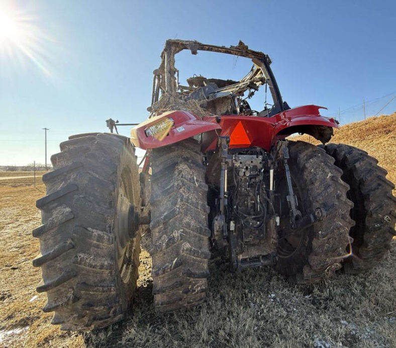 [Auction]: 2016 CASE IH MX250 Tractor | est 3,700 hours miles | damaged ...