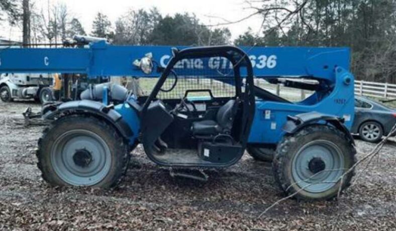 [Auction]: 2017 Genie GTH-636 Telehandler | est. 1,800 hours miles ...