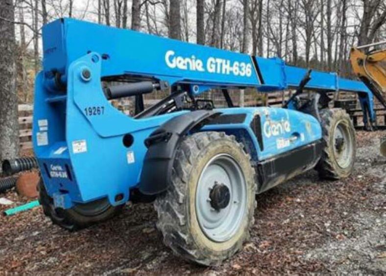 [Auction]: 2017 Genie GTH-636 Telehandler | est. 1,800 hours miles ...