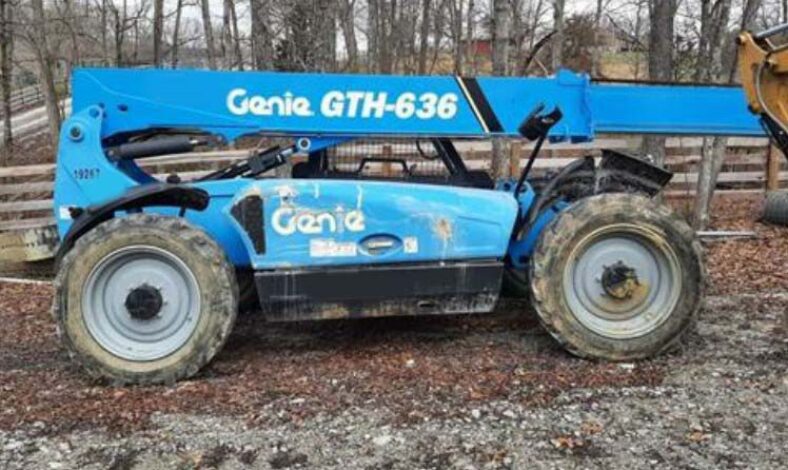 [Auction]: 2017 Genie GTH-636 Telehandler | est. 1,800 hours miles ...