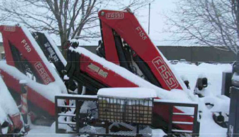 [Auction]: 2018 Fassi F155A Rail Crane | Wisconsin | damaged | CAG