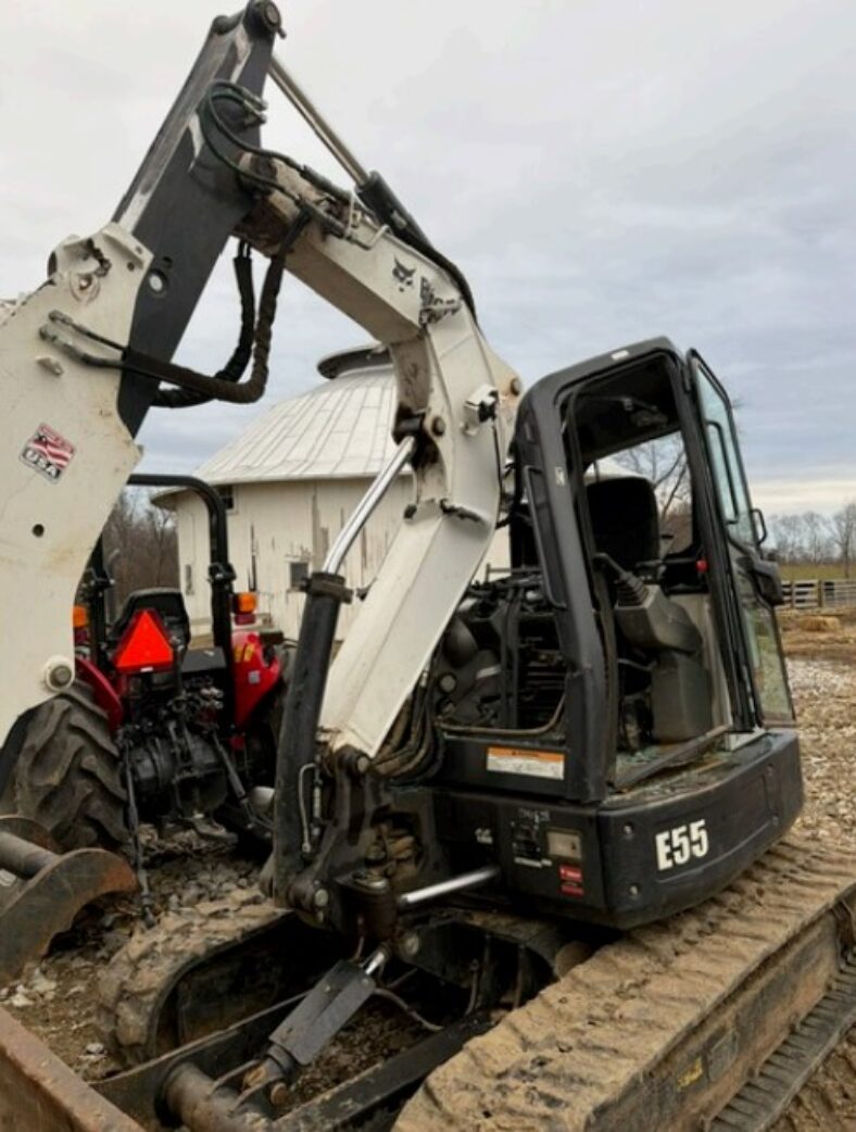 [Auction]: 2019 Bobcat E55 Mini Excavator | est. 1,100 hours miles ...