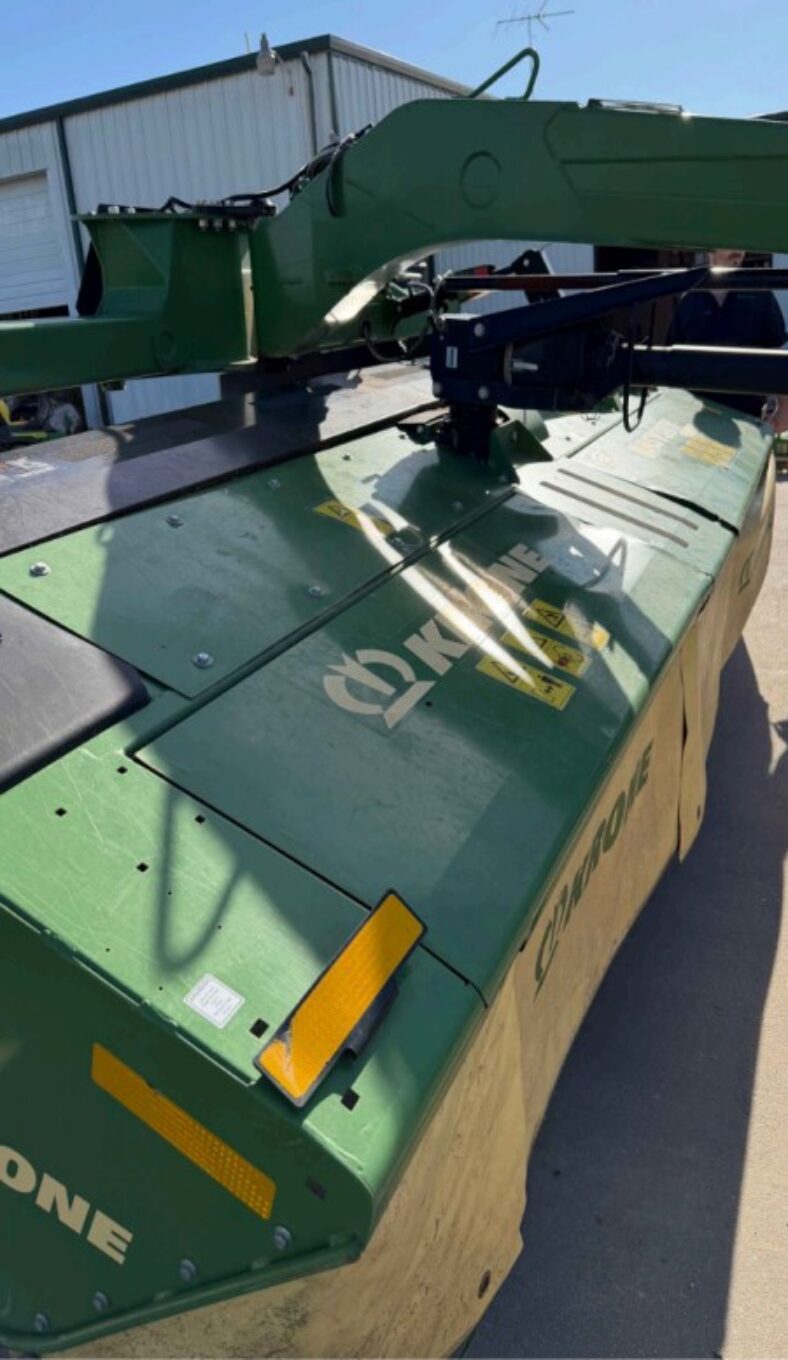 [Auction]: 2024 Krone ECTC400 Easycut Trailer Mower | Texas | damaged | CAG