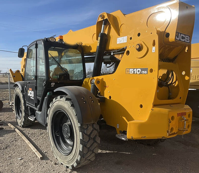 [Auction]: 2025 JCB 510-56 Telehandler | est. 161 hours miles | damaged ...