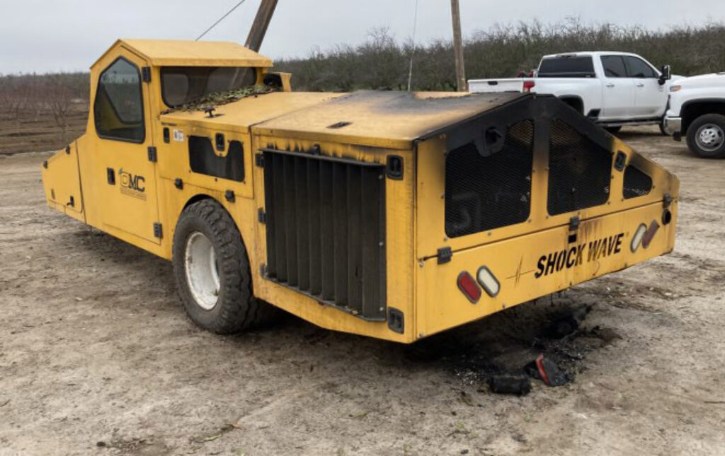 [Auction]: 2017 OMC Shockwave Sprint Tree Shaker | est. 4,634 hours ...