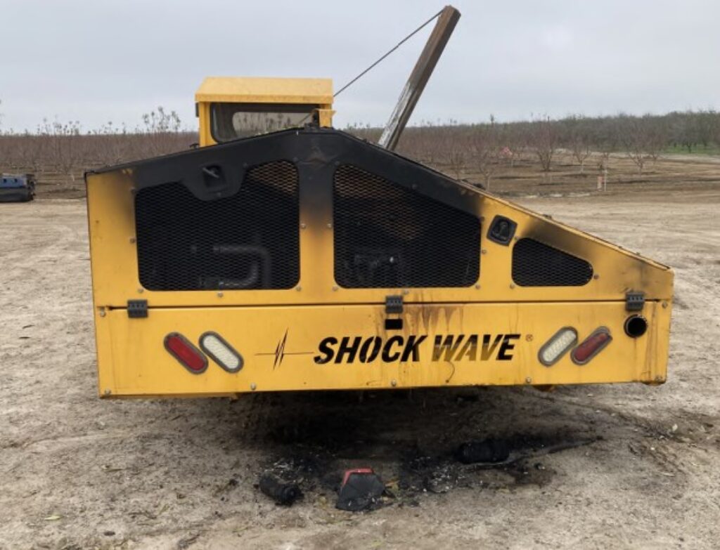 [Auction]: 2017 OMC Shockwave Sprint Tree Shaker | est. 4,634 hours ...
