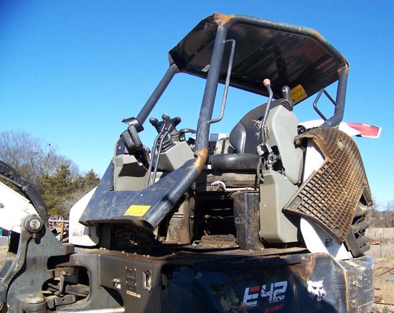 [Auction]: 2022 Bobcat E42 Excavator | est. 2823 hours miles | damaged ...