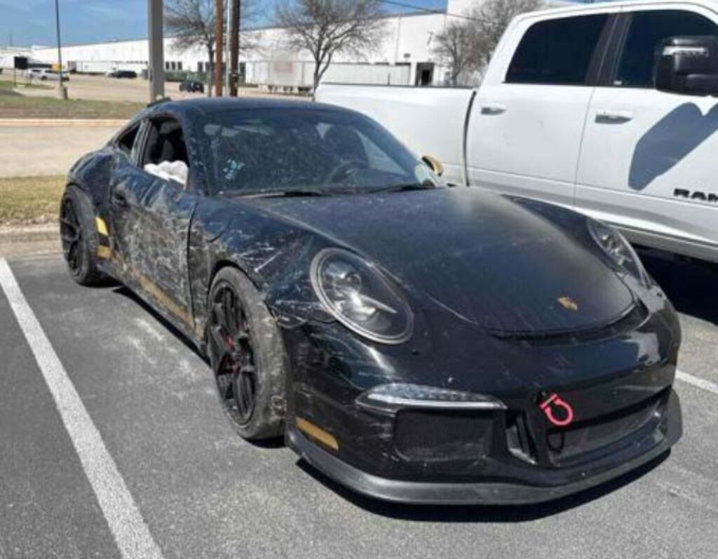 Water Damaged Porsche 911 Gt3 For Sale